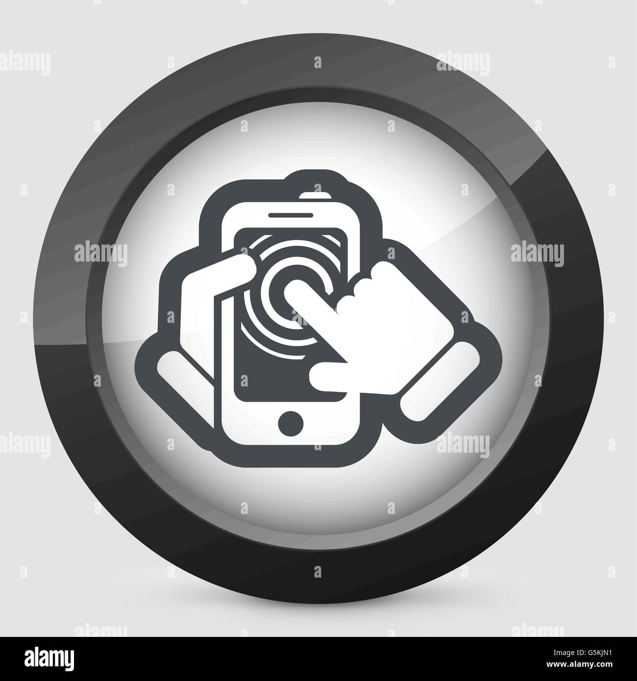 Smartphone touchscreen icon Stock Vector Image & Art - Alamy