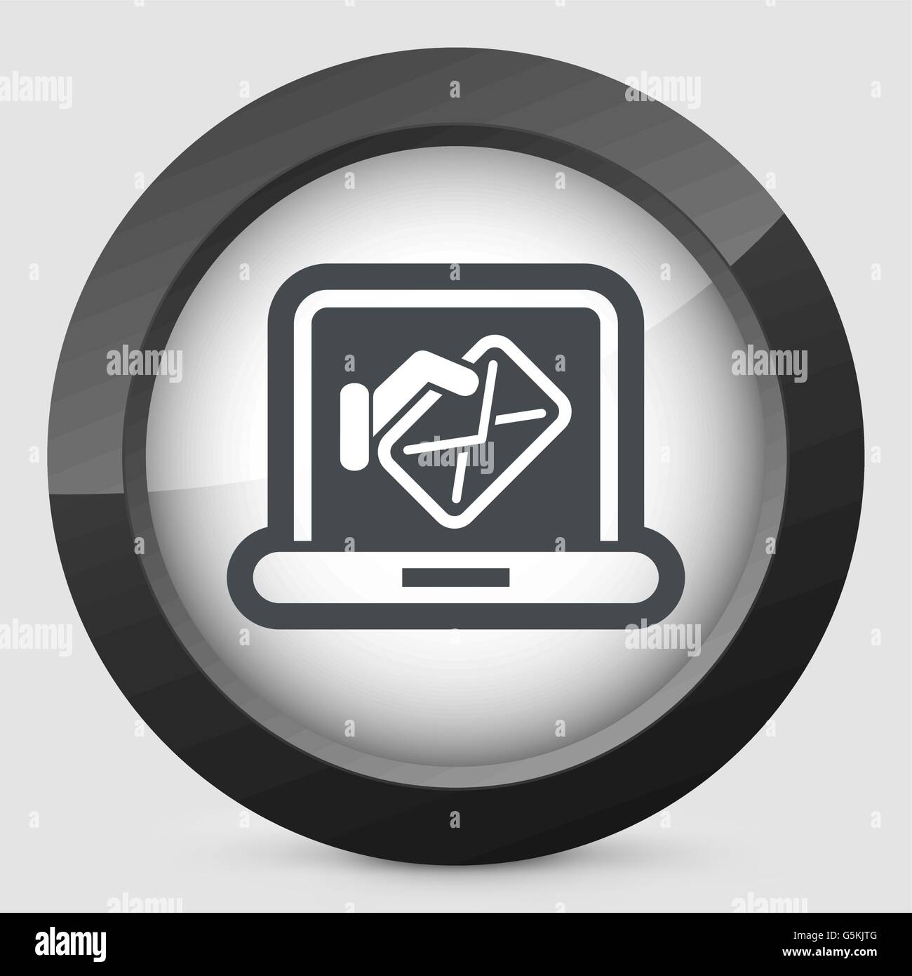 Computer mail icon Stock Vector Image & Art - Alamy