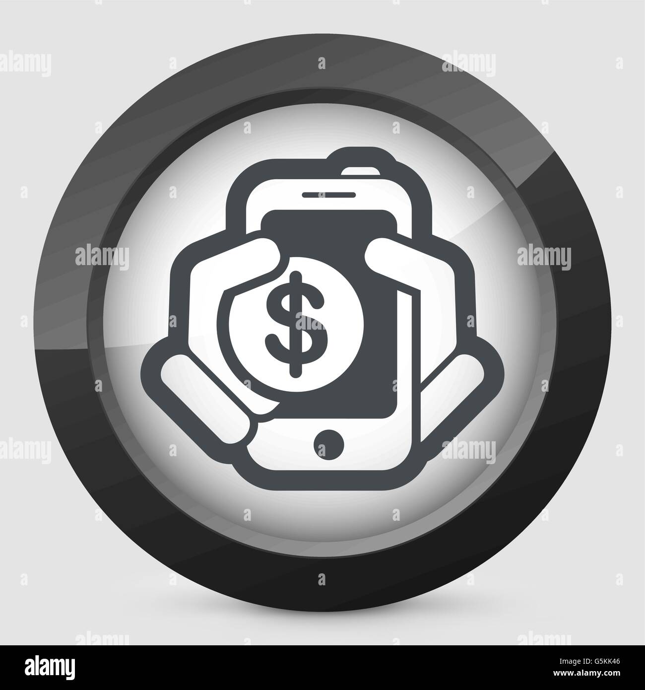 Phone cost icon Stock Vector Image & Art - Alamy
