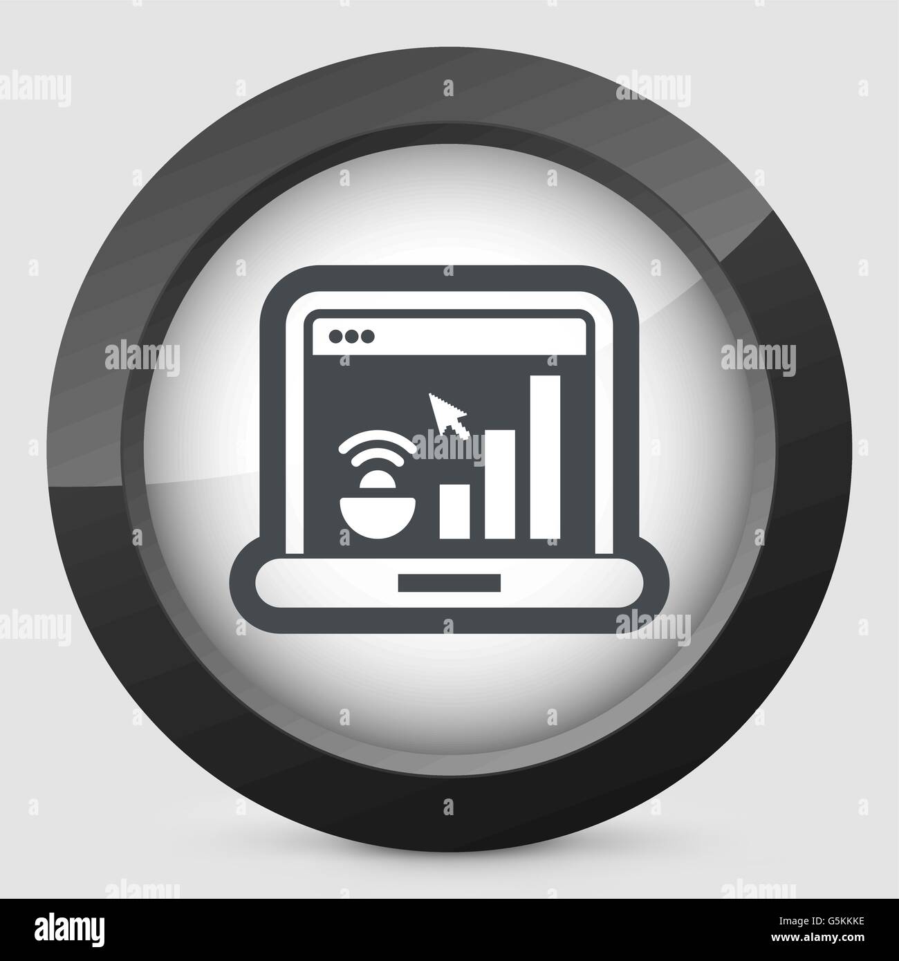 Computer connection icon Stock Vector Image & Art - Alamy