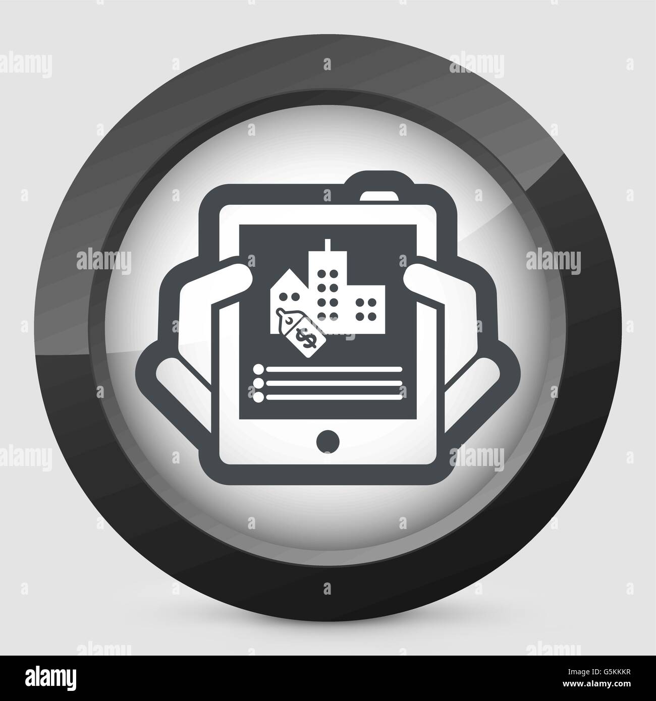 Real estate icon Stock Vector Image & Art - Alamy