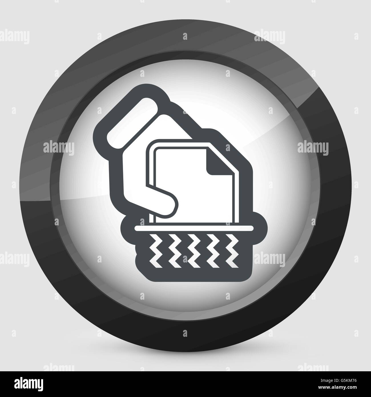 Document shredder Stock Vector Images - Alamy