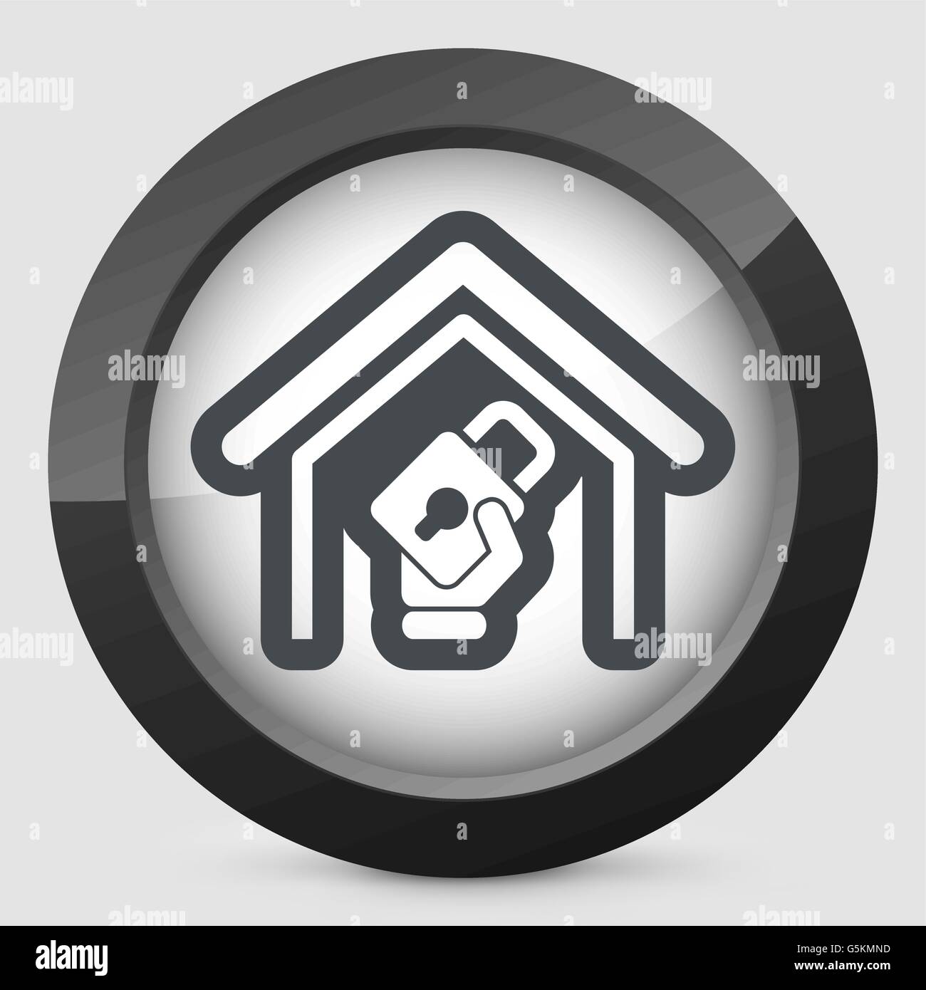 Access to home blocked Stock Vector Images - Alamy