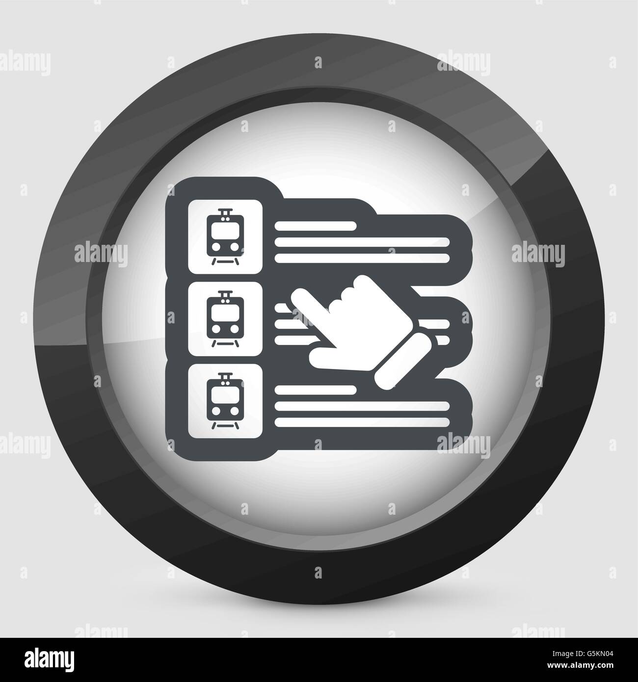 Train ticket booking Stock Vector Image & Art - Alamy