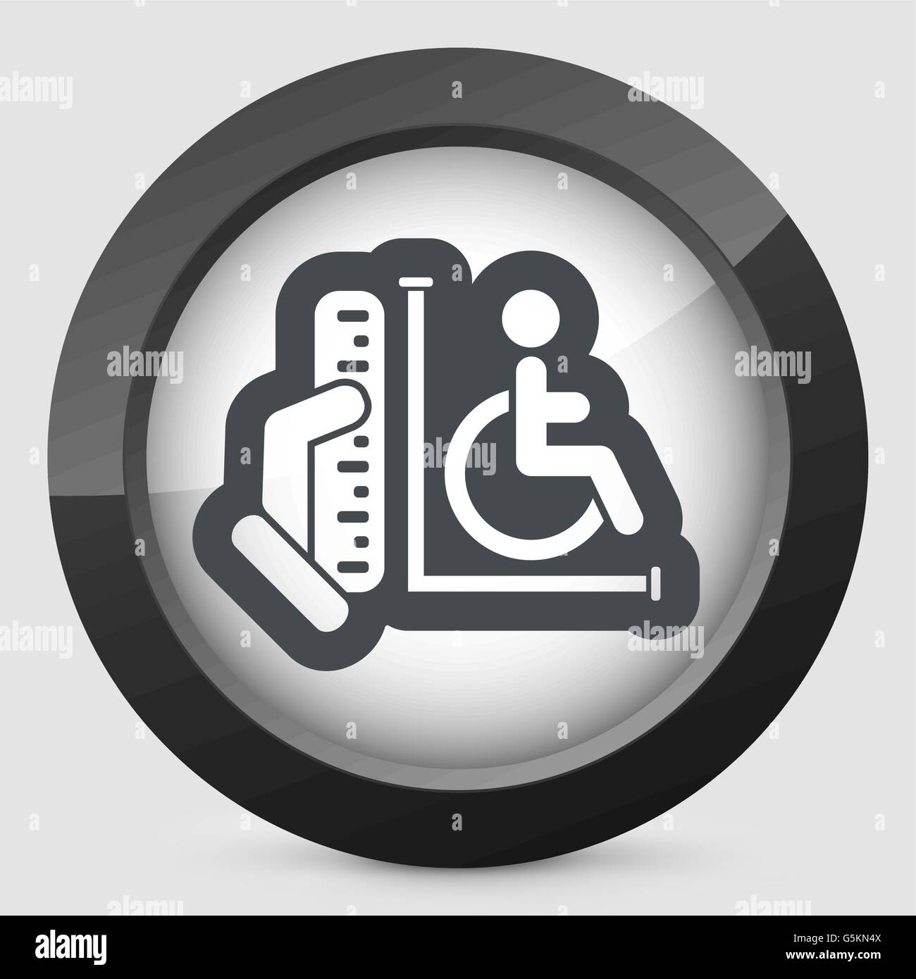Disabled access area Stock Vector Image & Art - Alamy