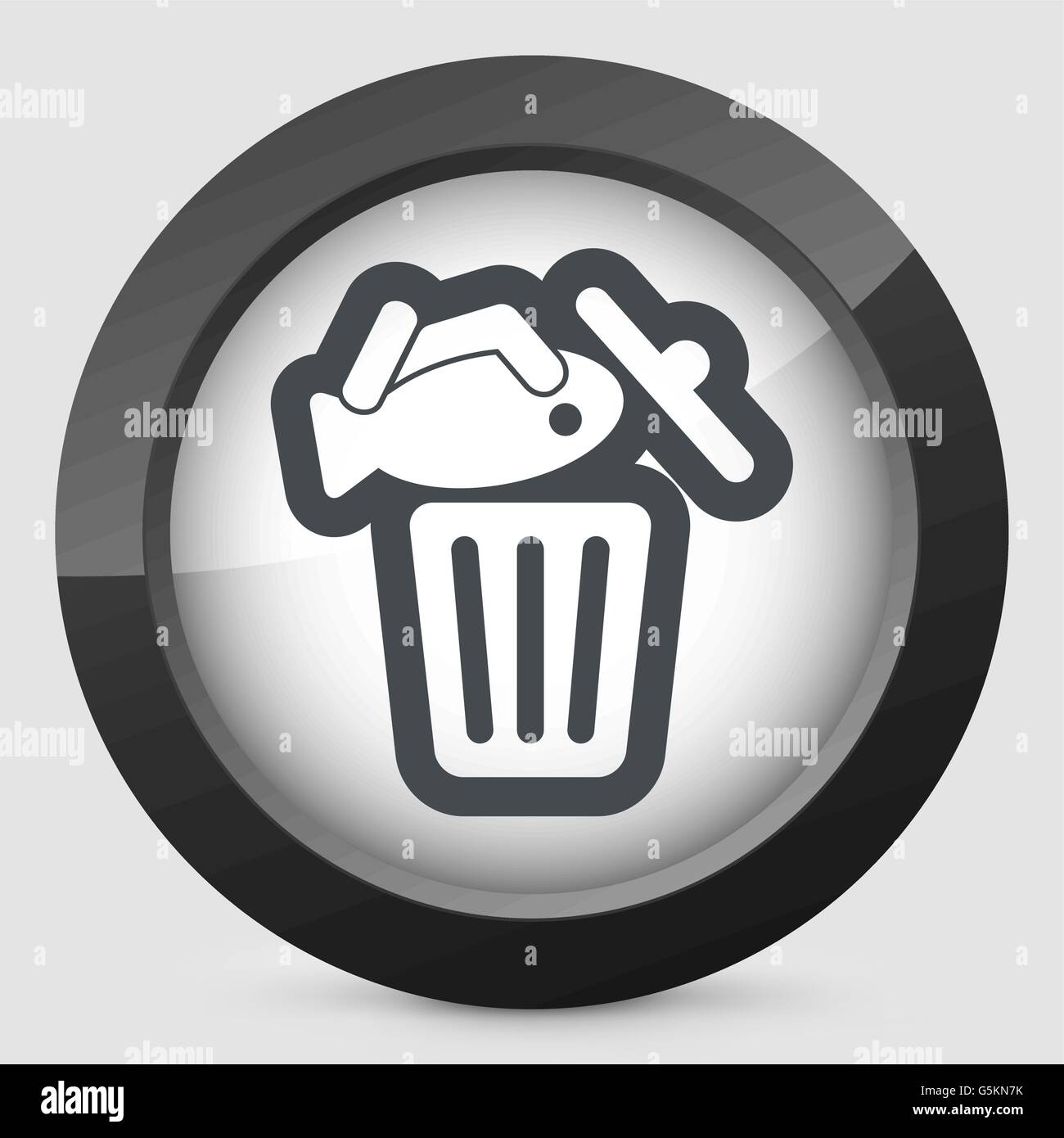 Food trash icon Stock Vector Image & Art - Alamy
