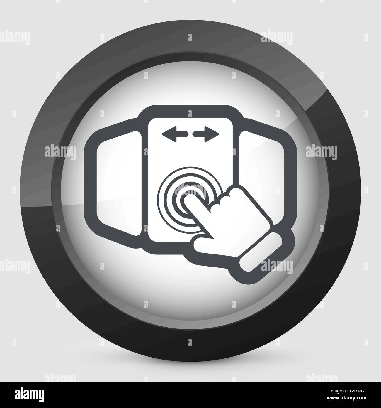 Slide screen icon Stock Vector Image & Art - Alamy