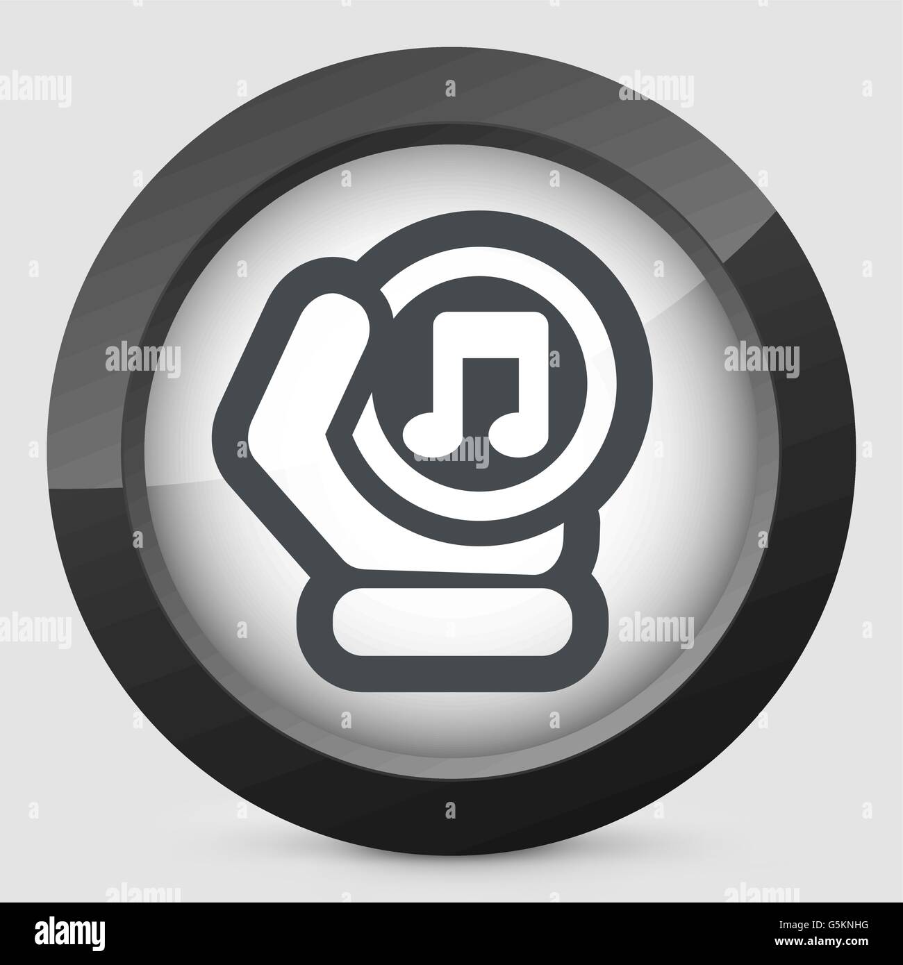 Musical note icon Stock Vector Image & Art - Alamy