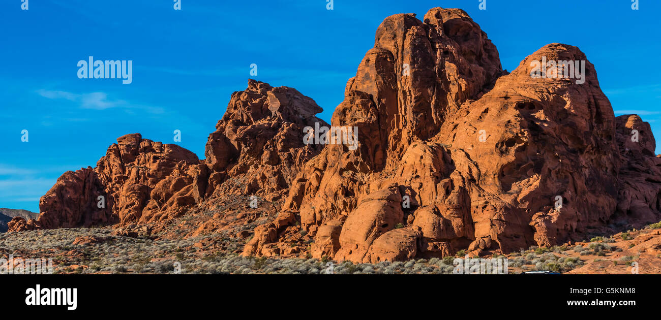 red rock formation landscape in the valley of fire, nv Stock Photo - Alamy