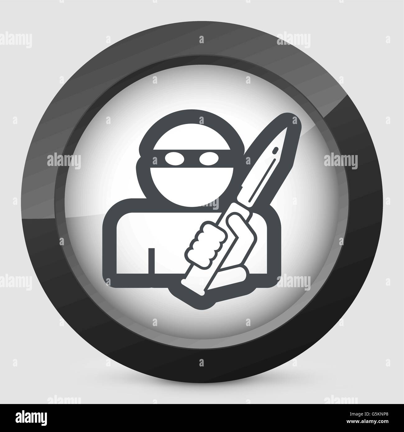 Face robber Stock Vector Images - Alamy