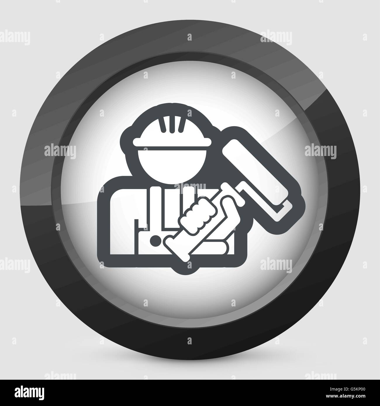 Industrial work painting Stock Vector Images - Alamy