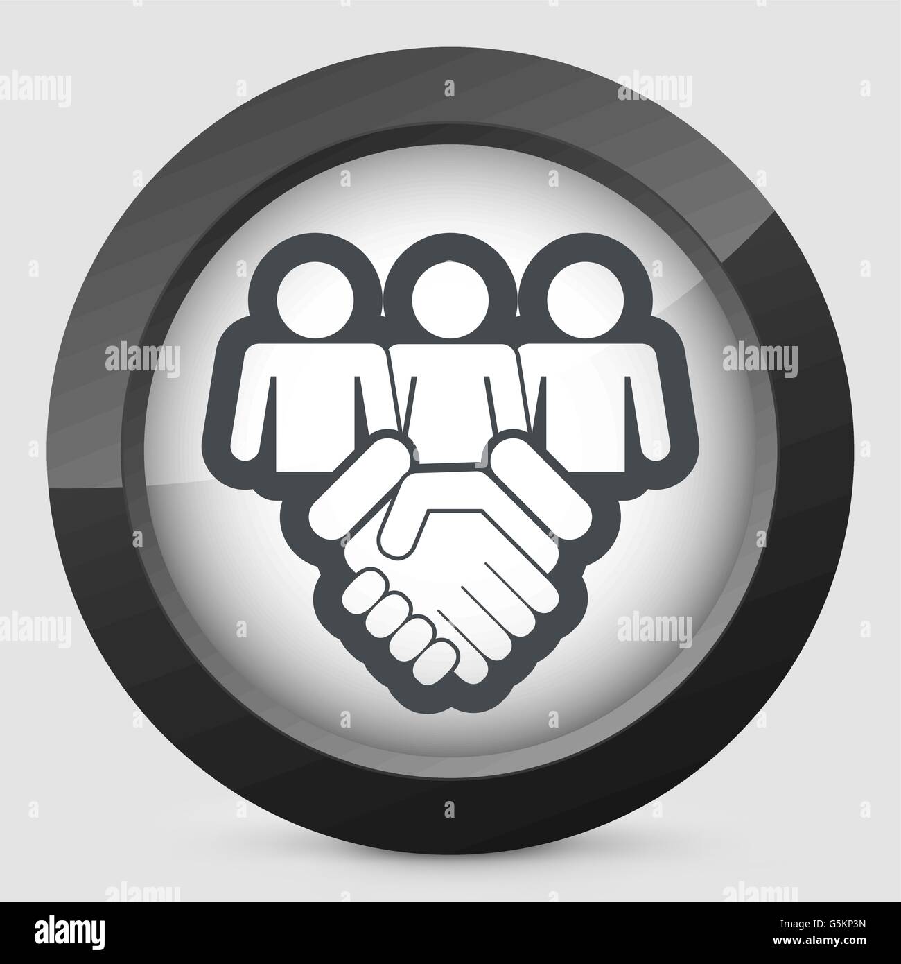 Social agreed icon Stock Vector Image & Art - Alamy