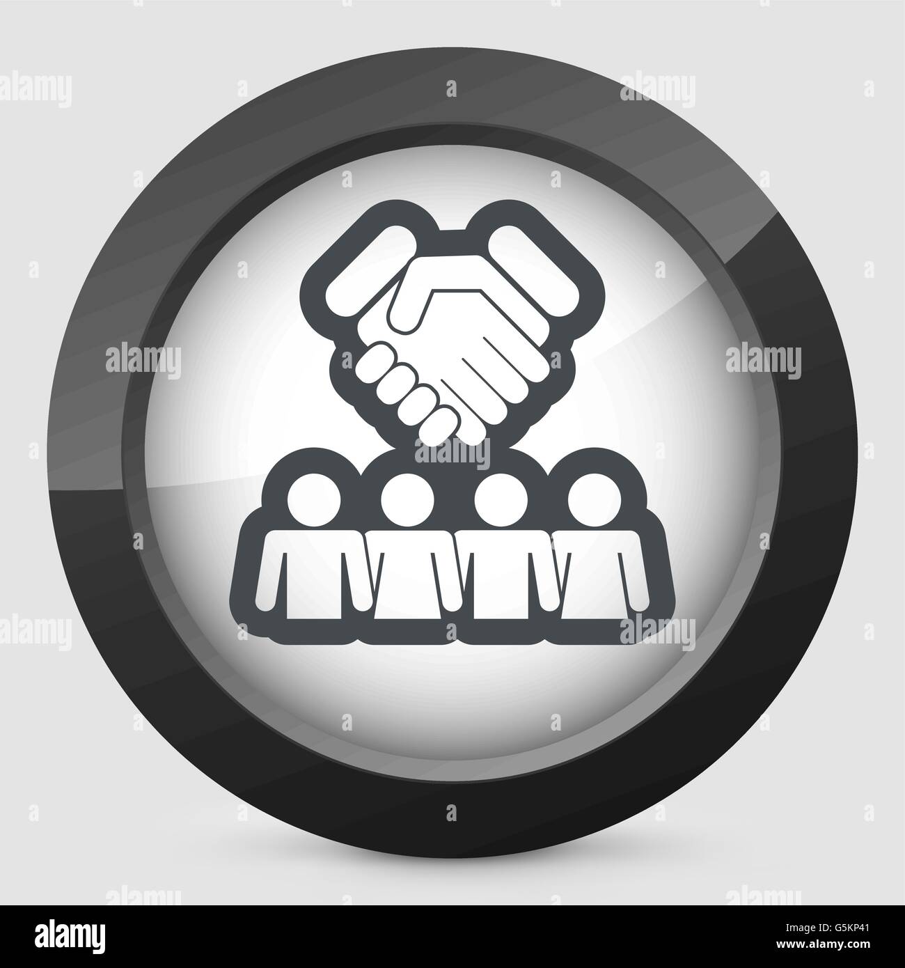Social agreed icon Stock Vector Image & Art - Alamy