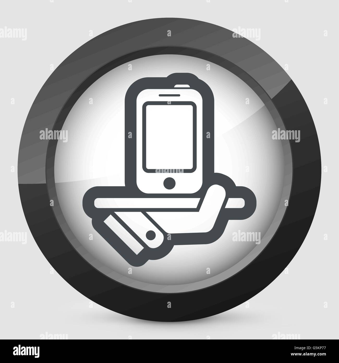 Smartphone service icon Stock Vector Image & Art - Alamy