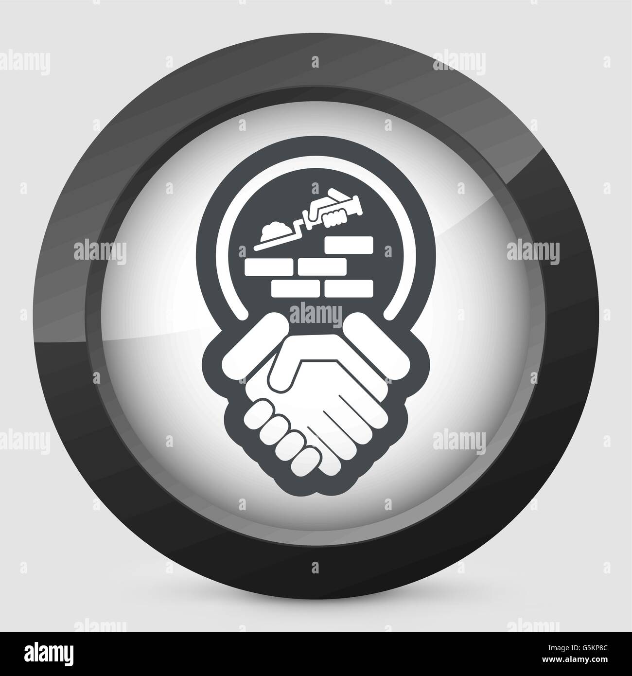 Construction agreement icon Stock Vector Image & Art - Alamy