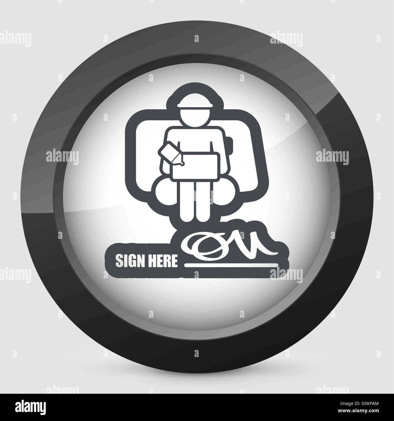 Delivery document sign Stock Vector Image & Art - Alamy