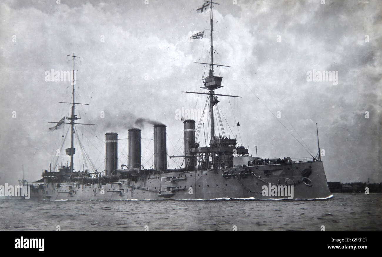"HMS Good Hope", warship built for the Royal Navy, 1900 Stock Photo - Alamy