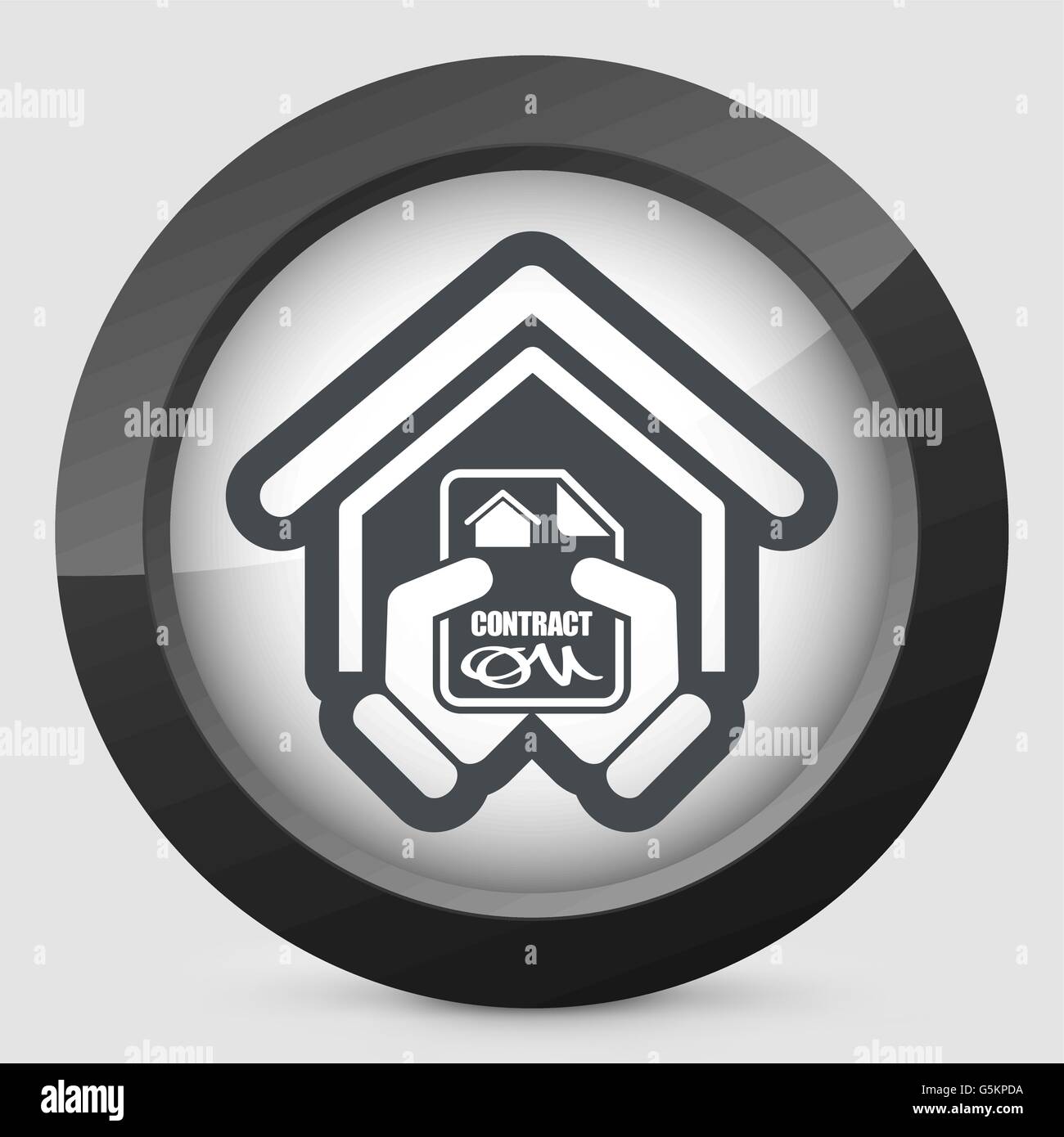 House contract icon Stock Vector Image & Art - Alamy