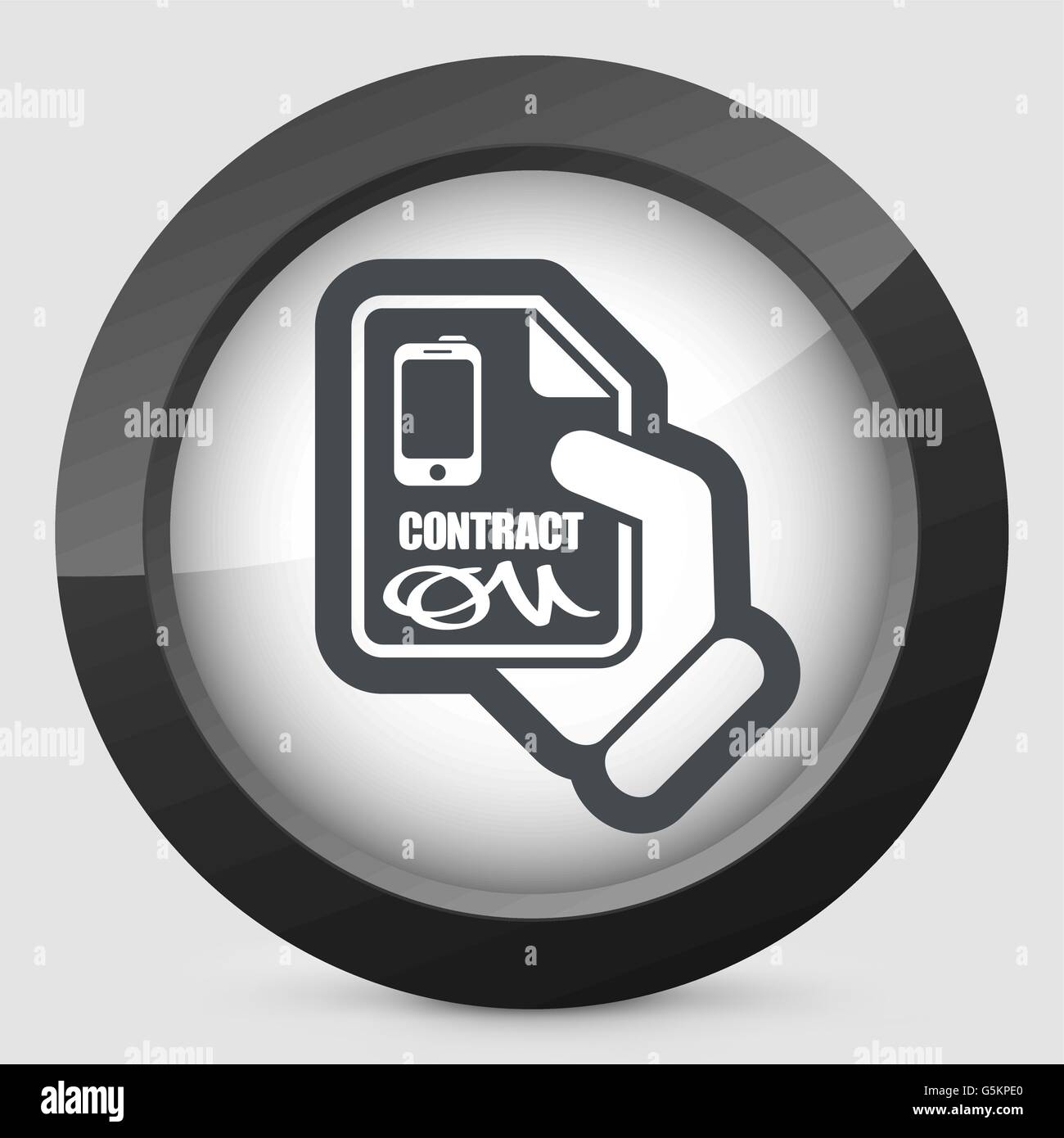 Contract icon hi-res stock photography and images - Alamy