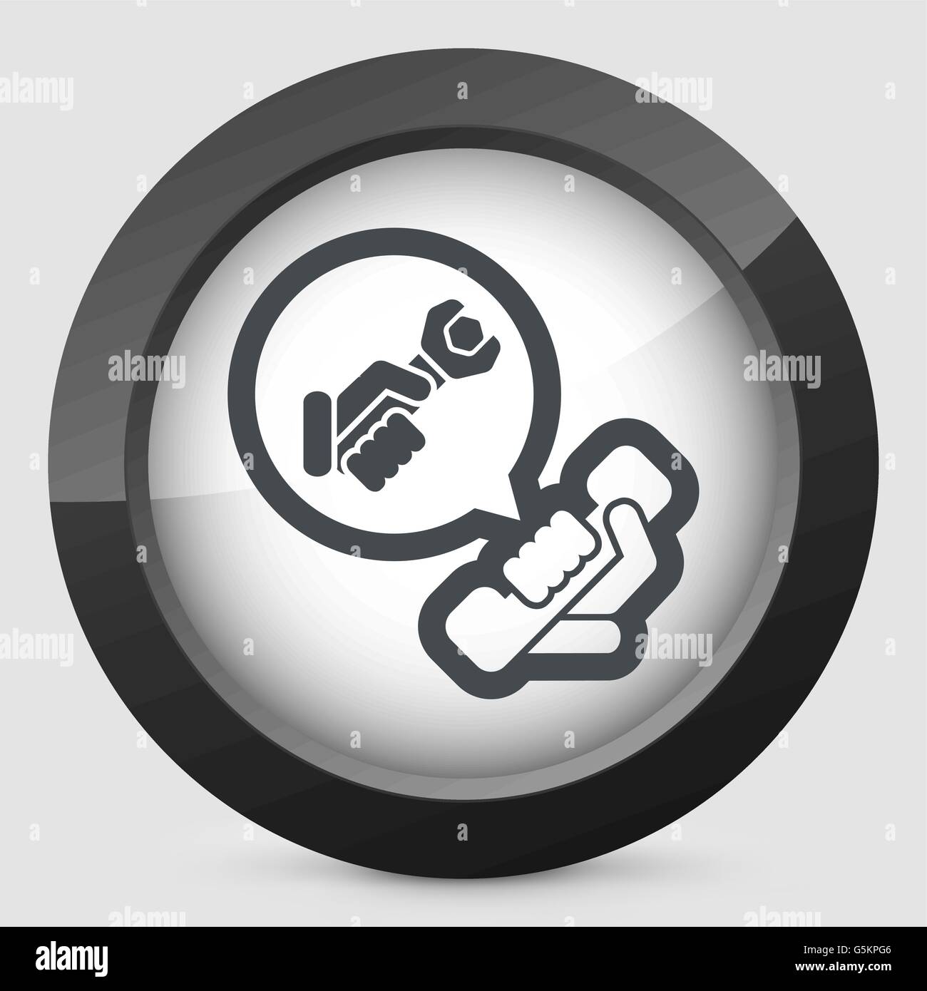 Contact professions Stock Vector Images - Alamy