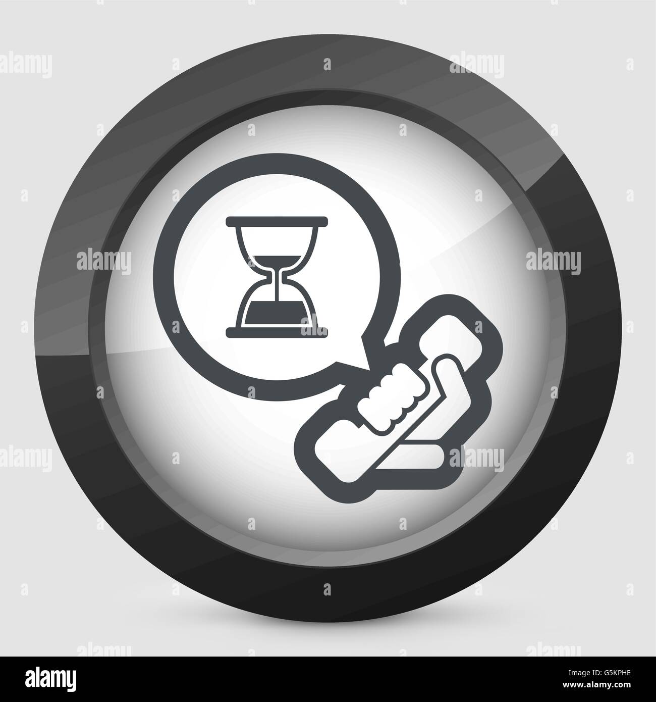 Call wait Stock Vector Images - Alamy