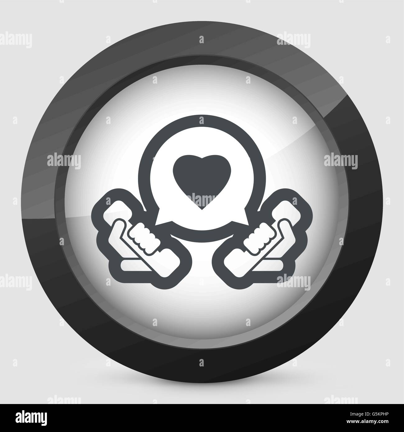Love call icon Stock Vector Image & Art - Alamy