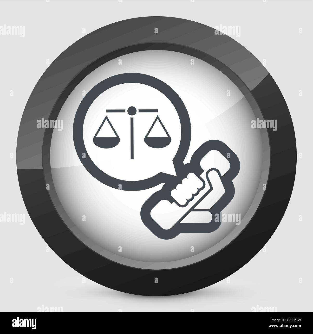 Legal assistance icon Stock Vector Image & Art - Alamy