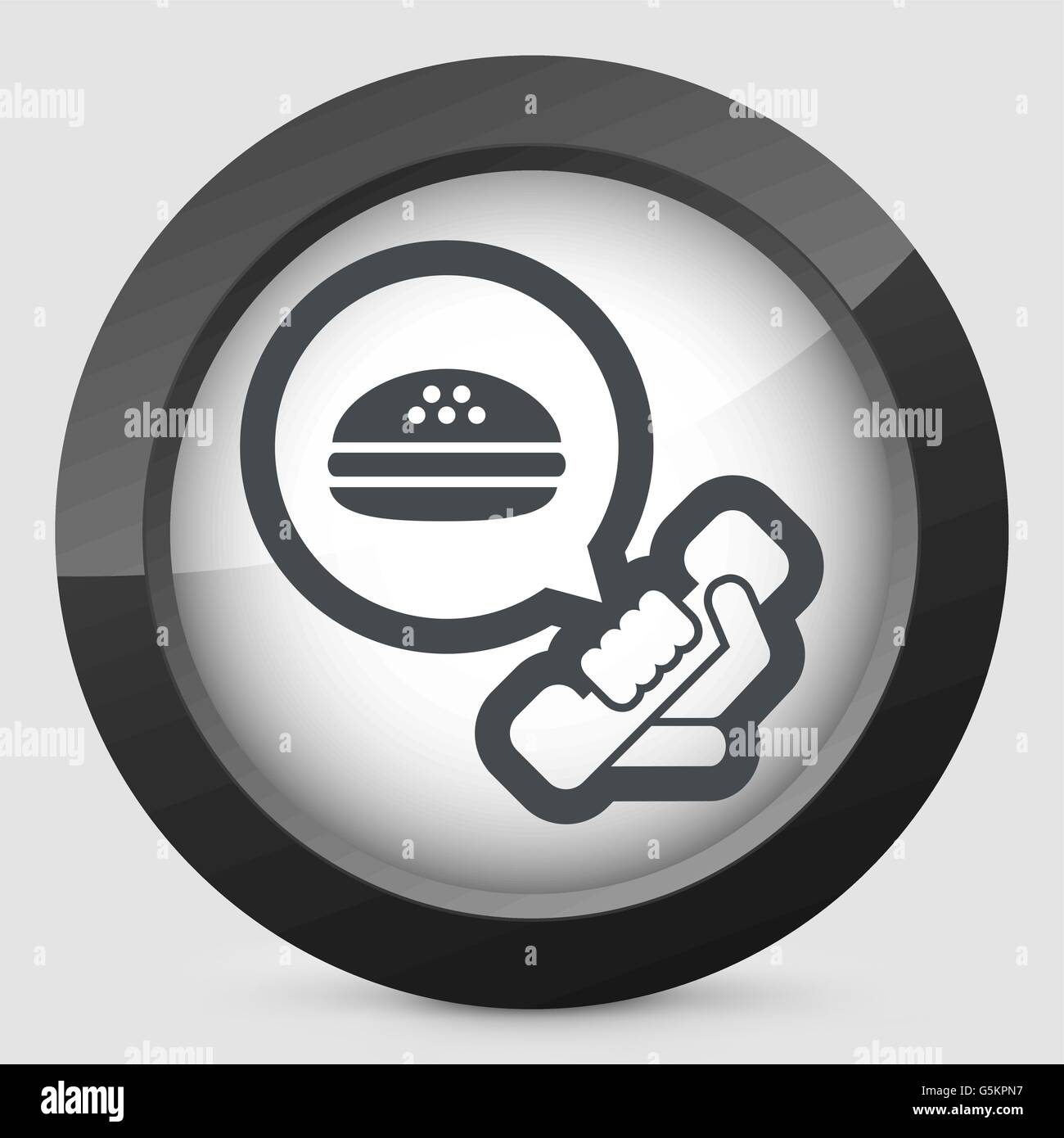 Contact for food takeaway Stock Vector Image & Art - Alamy