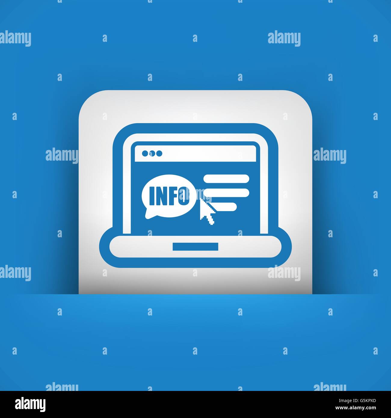 Website info icon Stock Vector Image & Art - Alamy