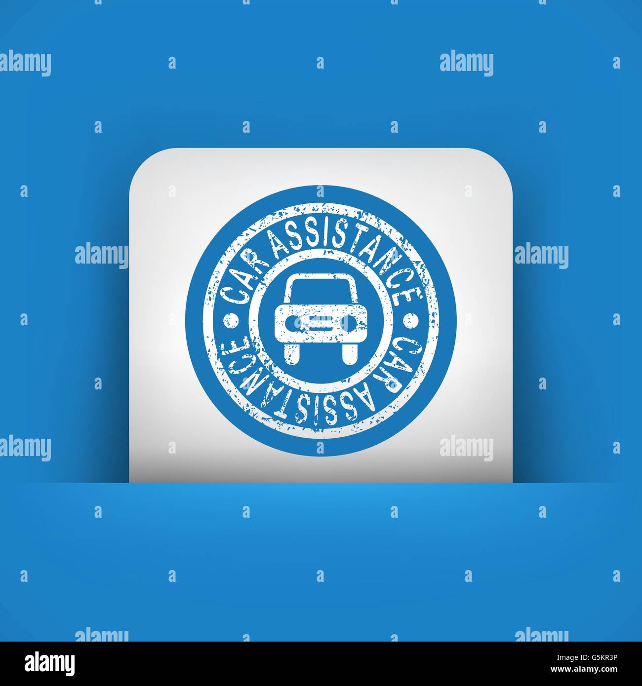 Car assistance print Stock Vector Image & Art - Alamy