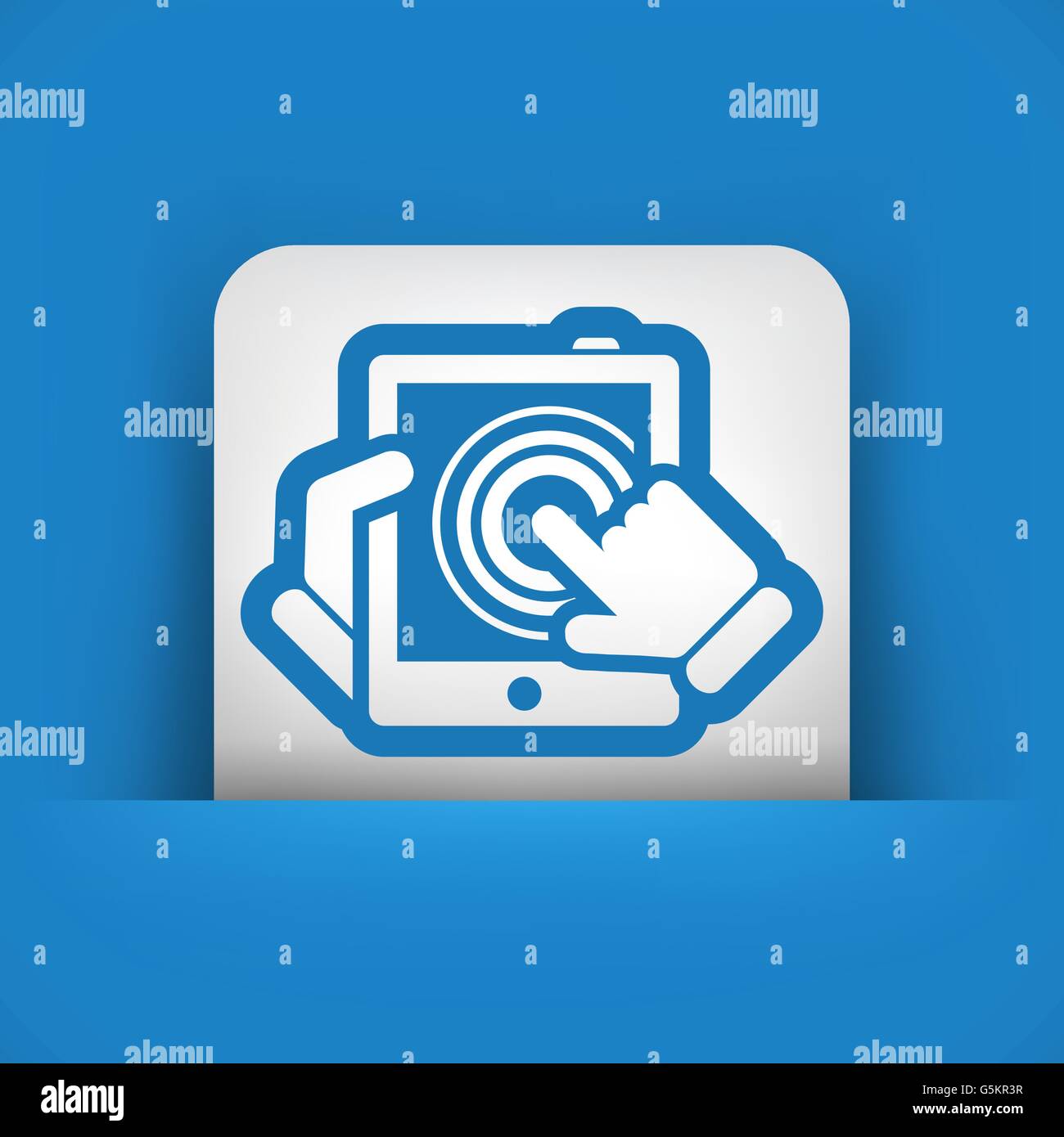 Vertical tablet touch Stock Vector Image & Art - Alamy