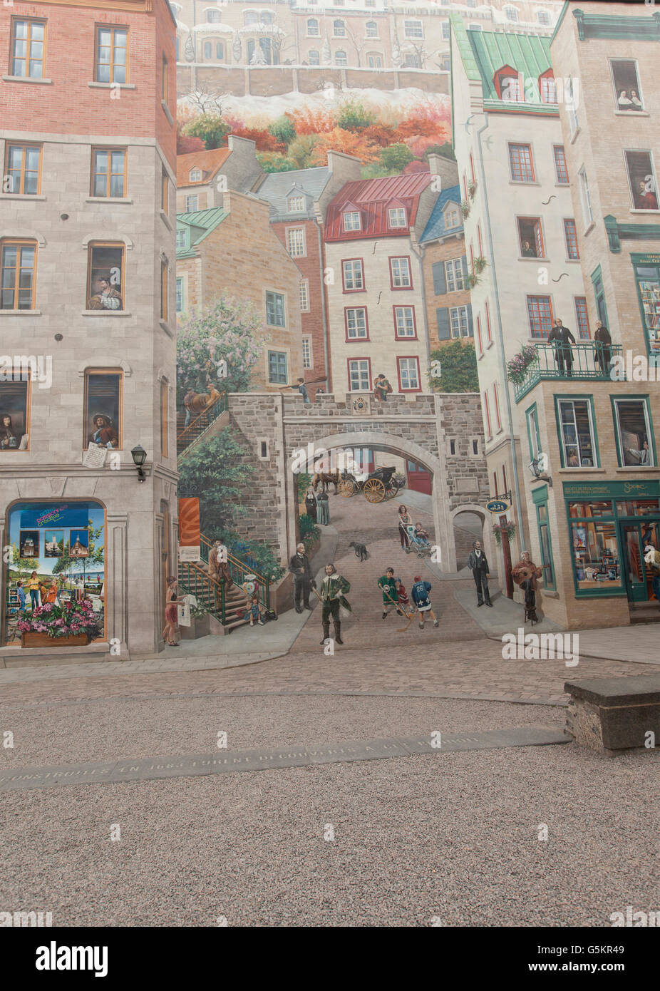 La fresque des quebecois hi-res stock photography and images - Alamy