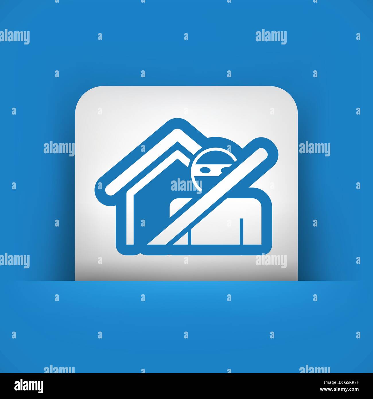 Thief warning Stock Vector Images - Alamy