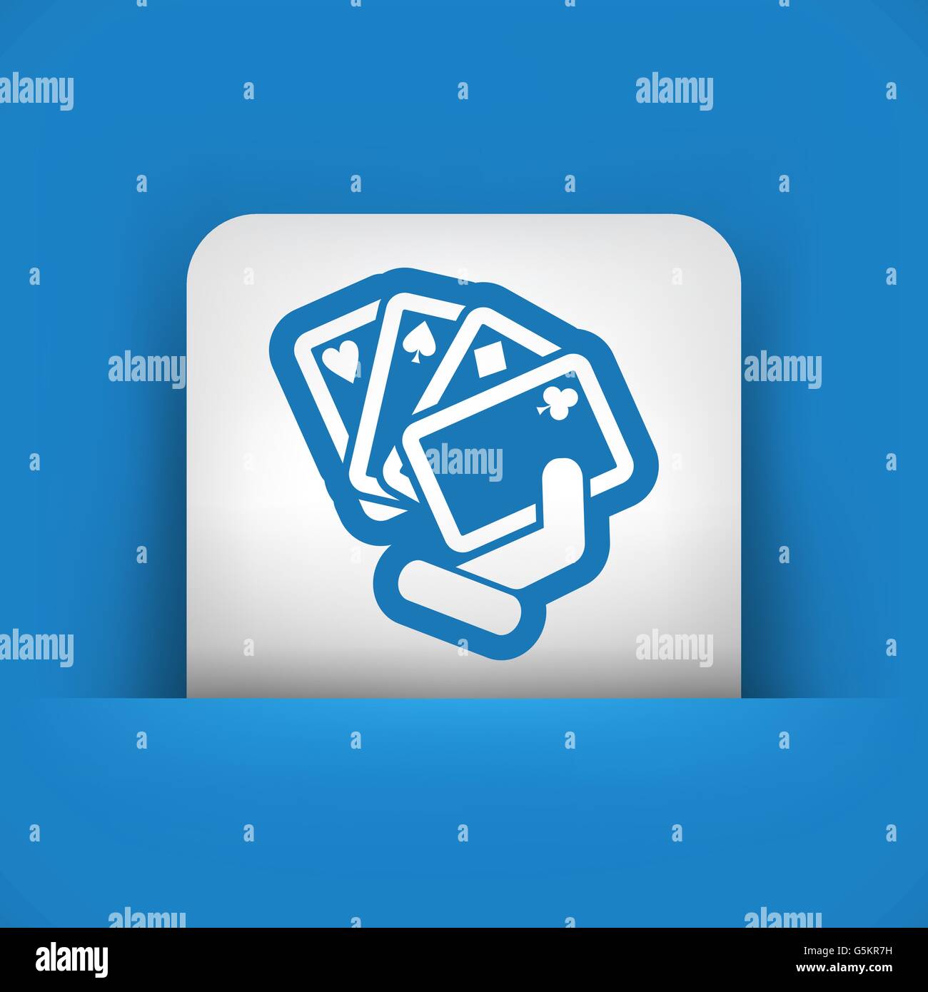 Poker game icon Stock Vector Image & Art - Alamy
