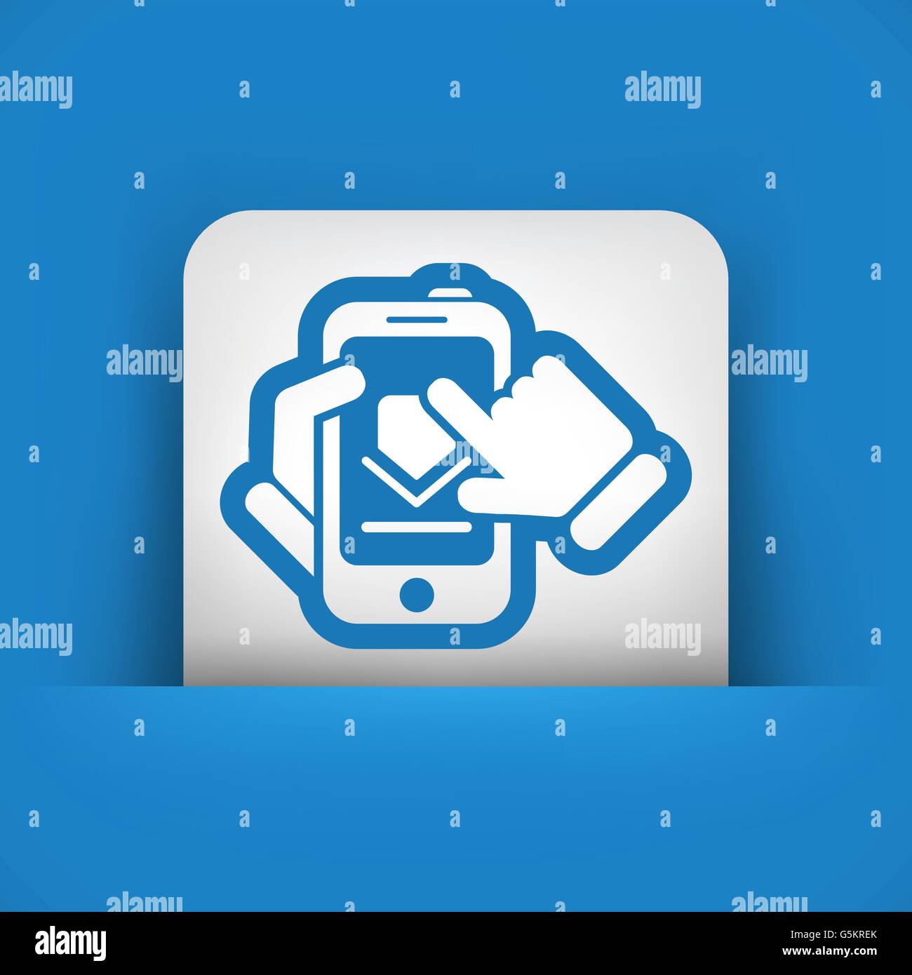 Download smartphone icon Stock Vector Image & Art - Alamy