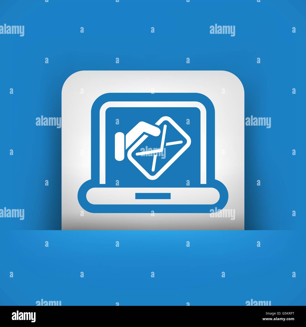 Computer mail icon Stock Vector Image & Art - Alamy