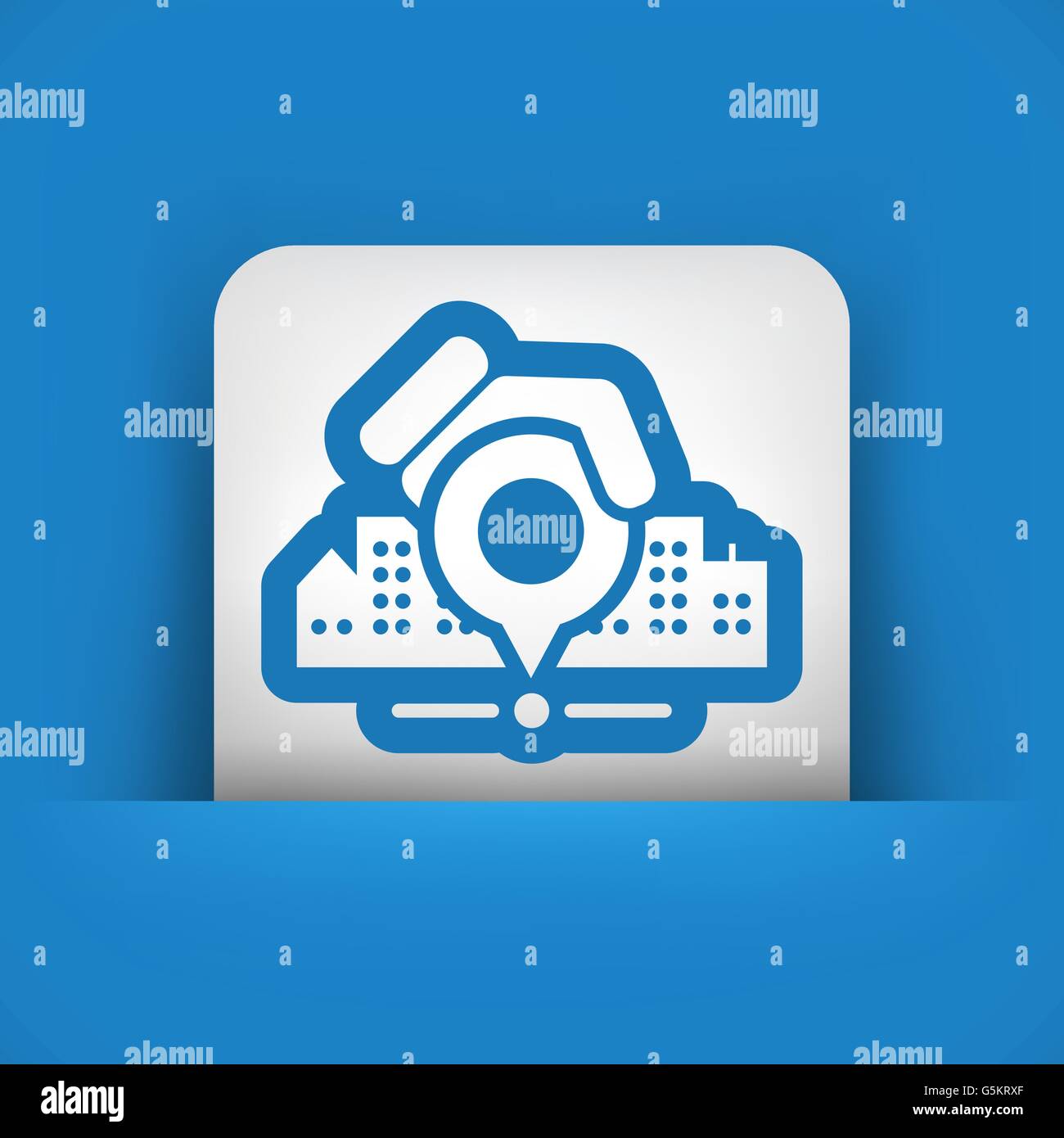 City map icon Stock Vector Image & Art - Alamy