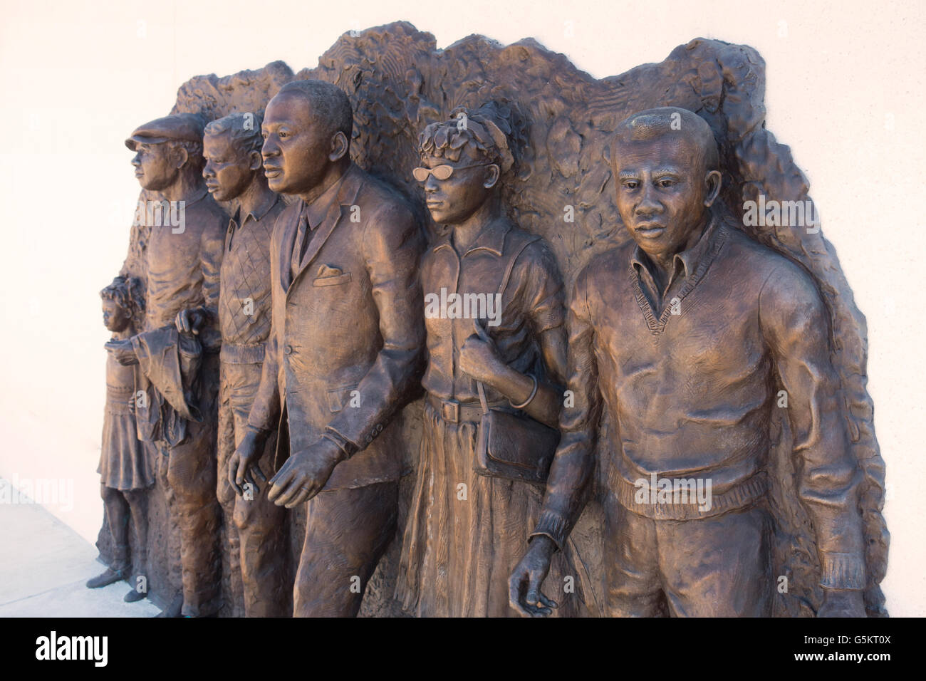 the unfinished march sculpture in Newport News Virginia Stock Photo - Alamy