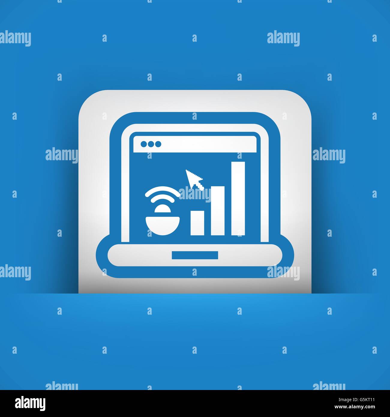 Computer connection icon Stock Vector Image & Art - Alamy