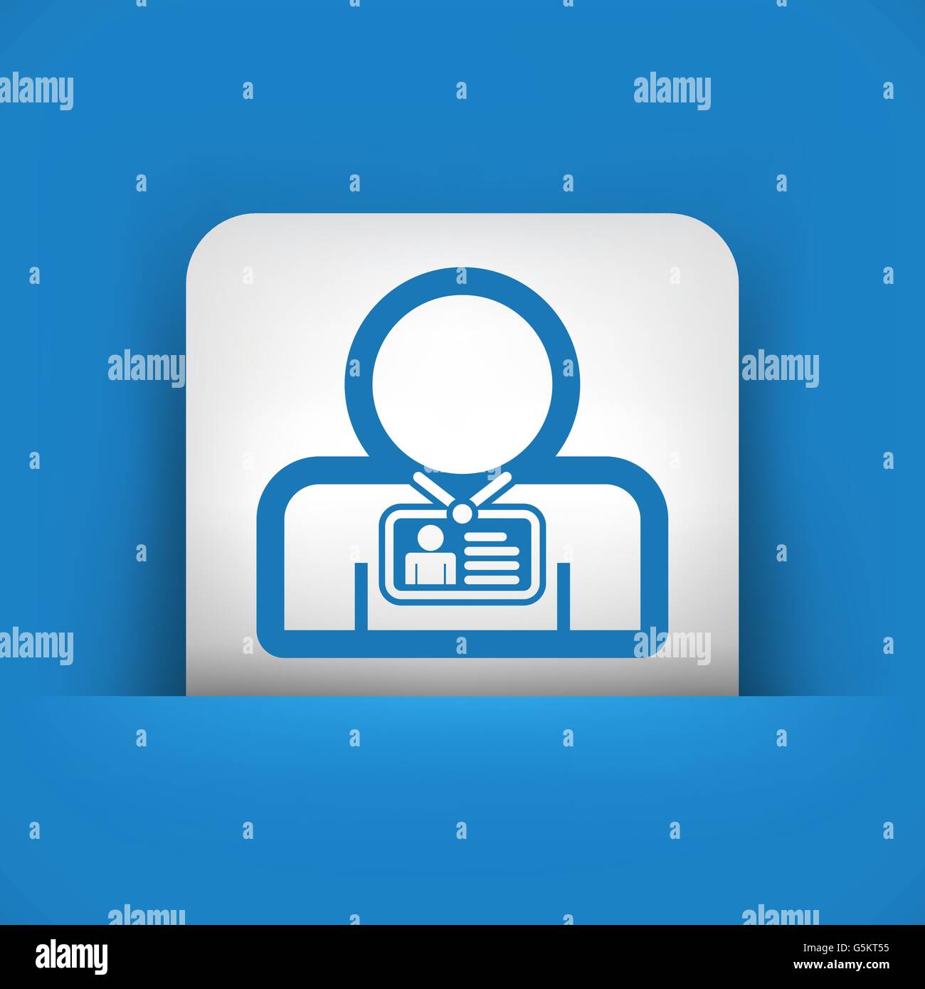 Staff card identity Stock Vector Image & Art - Alamy