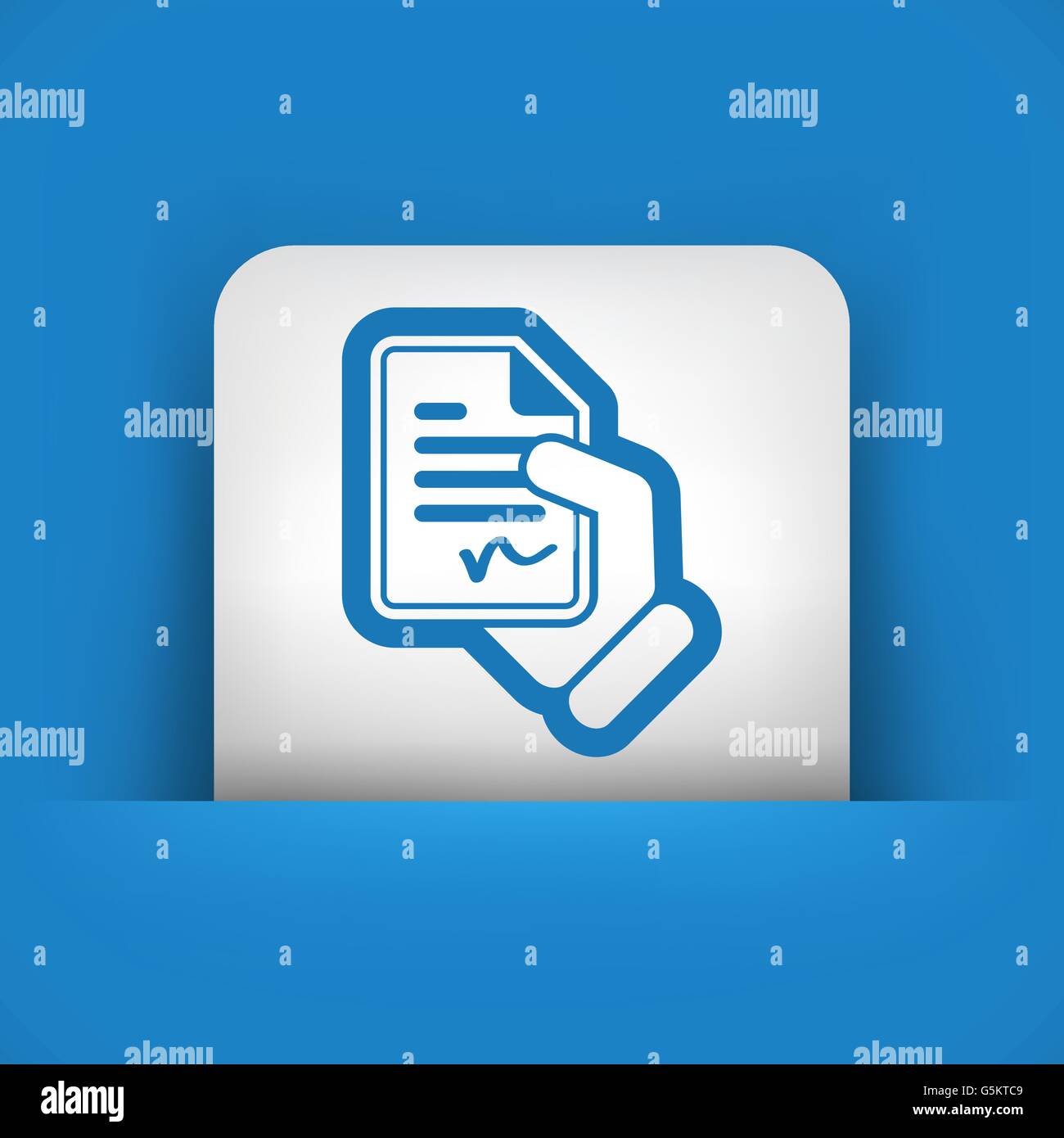 Signed papers Stock Vector Images - Alamy