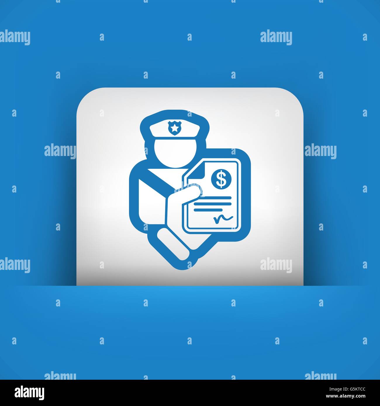 Pay fine Stock Vector Images - Alamy