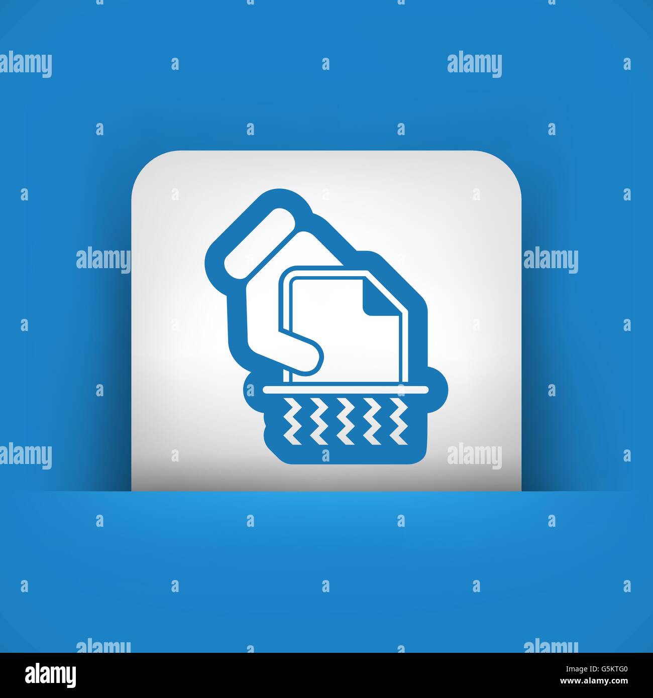 Paper shredder machine Stock Vector Images - Alamy