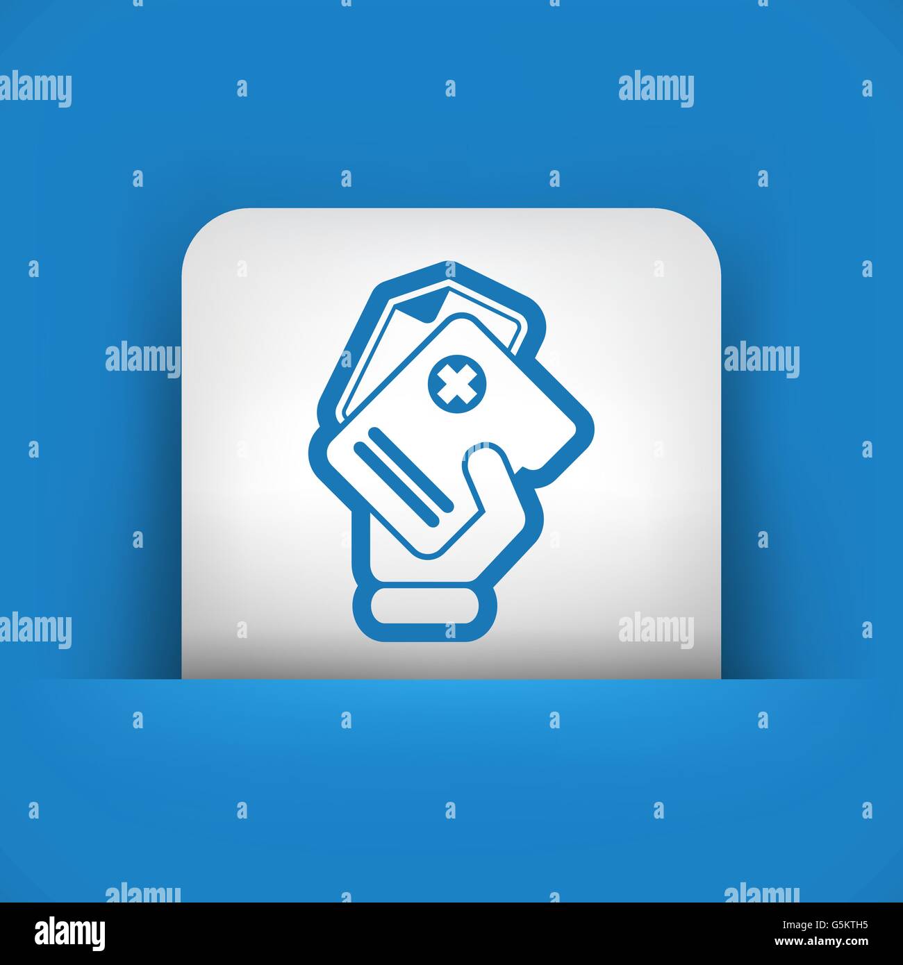 Medical records icon Stock Vector Image & Art - Alamy