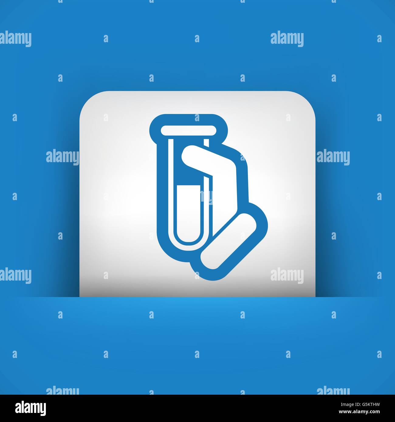 Test tube icon Stock Vector Image & Art - Alamy