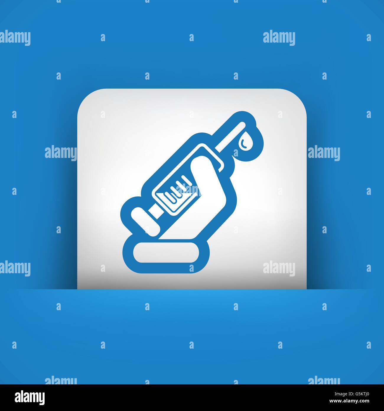 Dosage syringe Stock Vector Images - Alamy