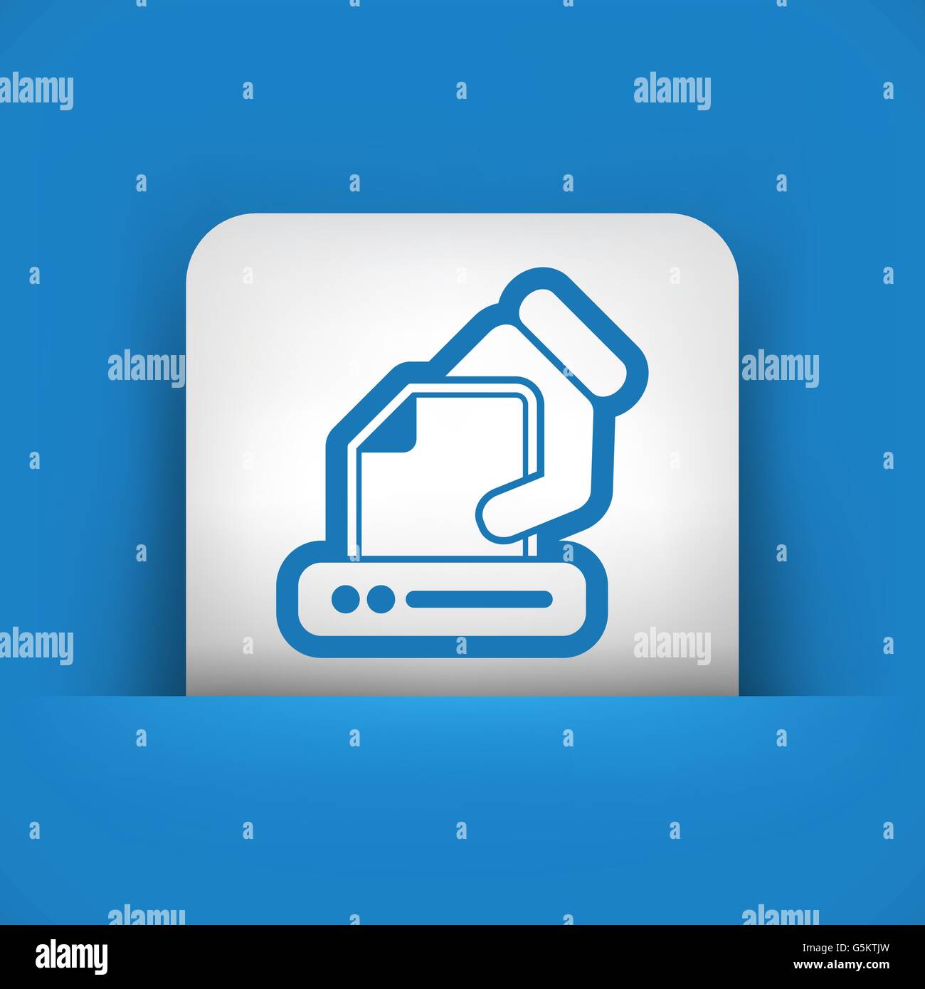Label printer Stock Vector Images - Alamy