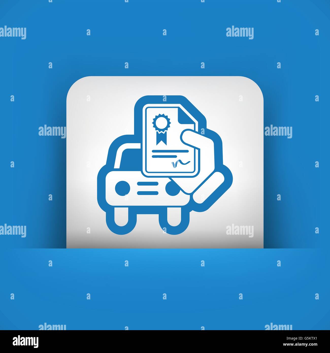 Certified car Stock Vector Images - Alamy