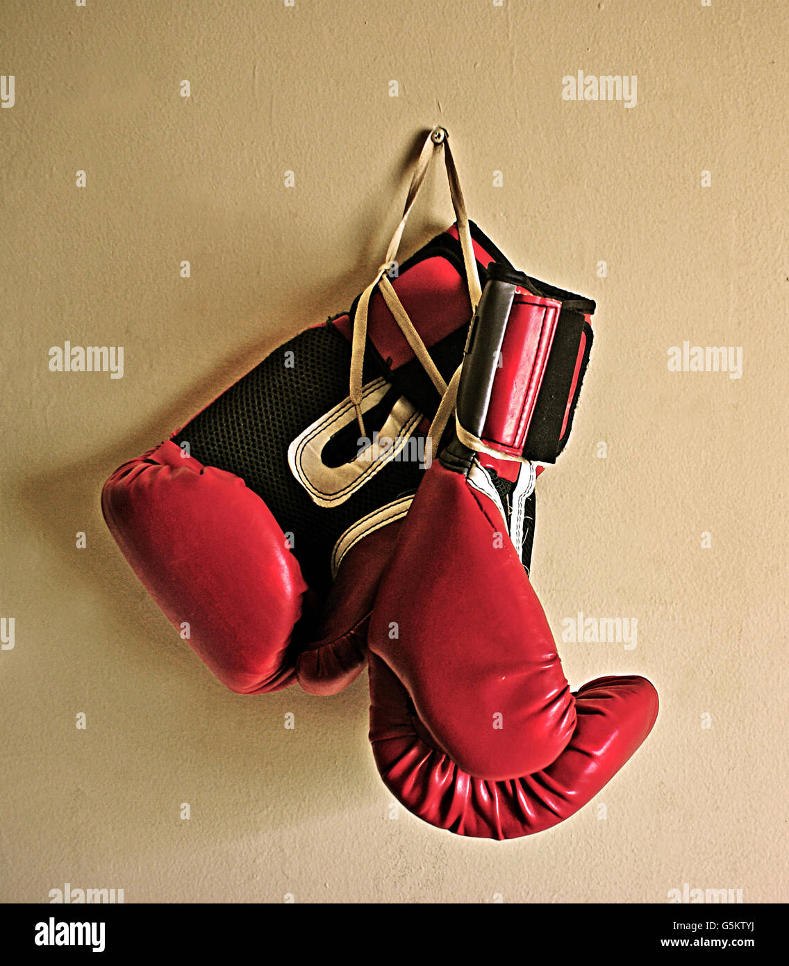 Boxing Gloves Hanging Drawing