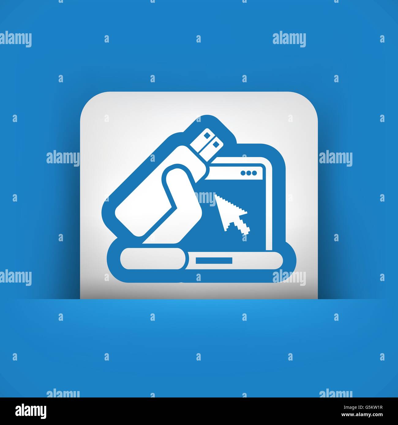 Usb computer icon Stock Vector Image & Art - Alamy